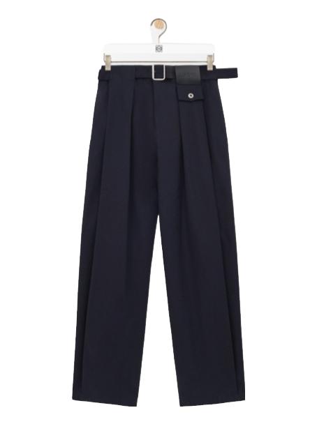 LOEWE Loewe Pleated Belted Trousers